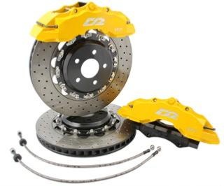 Kit gros freins D2 Racing 6 pistons 330mm Nissan Juke
